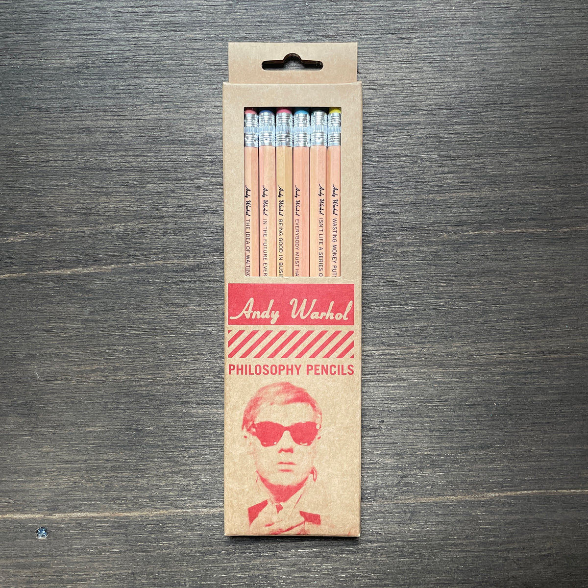 Andy Warhol Philosophy Pencils – Galison – Art Island Center アート島センター